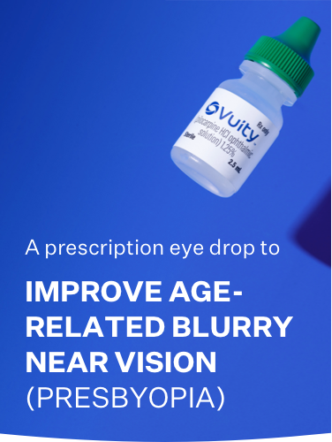 Prescription Eyedrops for Presbyopia | VUITY®
